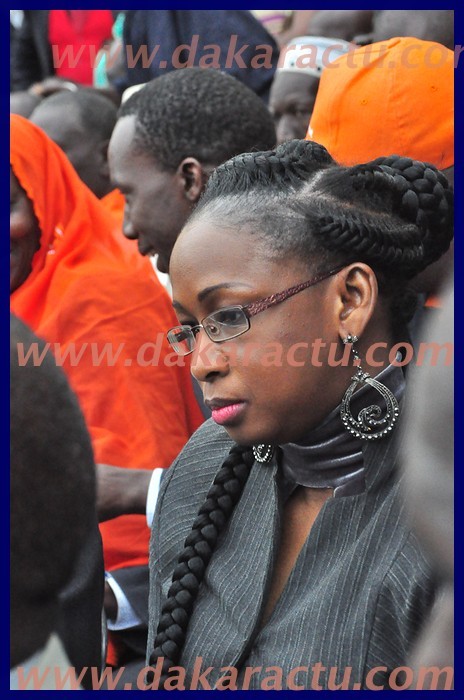 La femme de Cheikh Bamba Dièye au meeting du M23 à Thiès