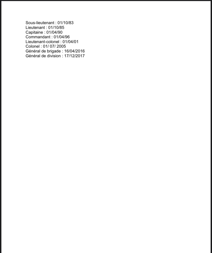 Après le départ du général François Ndiaye : Le général Daouda Niang ...