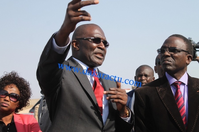 Babacar Ngom PDG de la SEDIMA après l'objectif atteint de la minoterie ...
