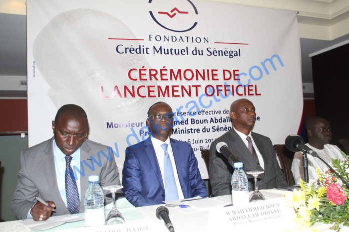 Video - Cérémonie de lancement de la Fondation Crédit Mutuel du Sénégal