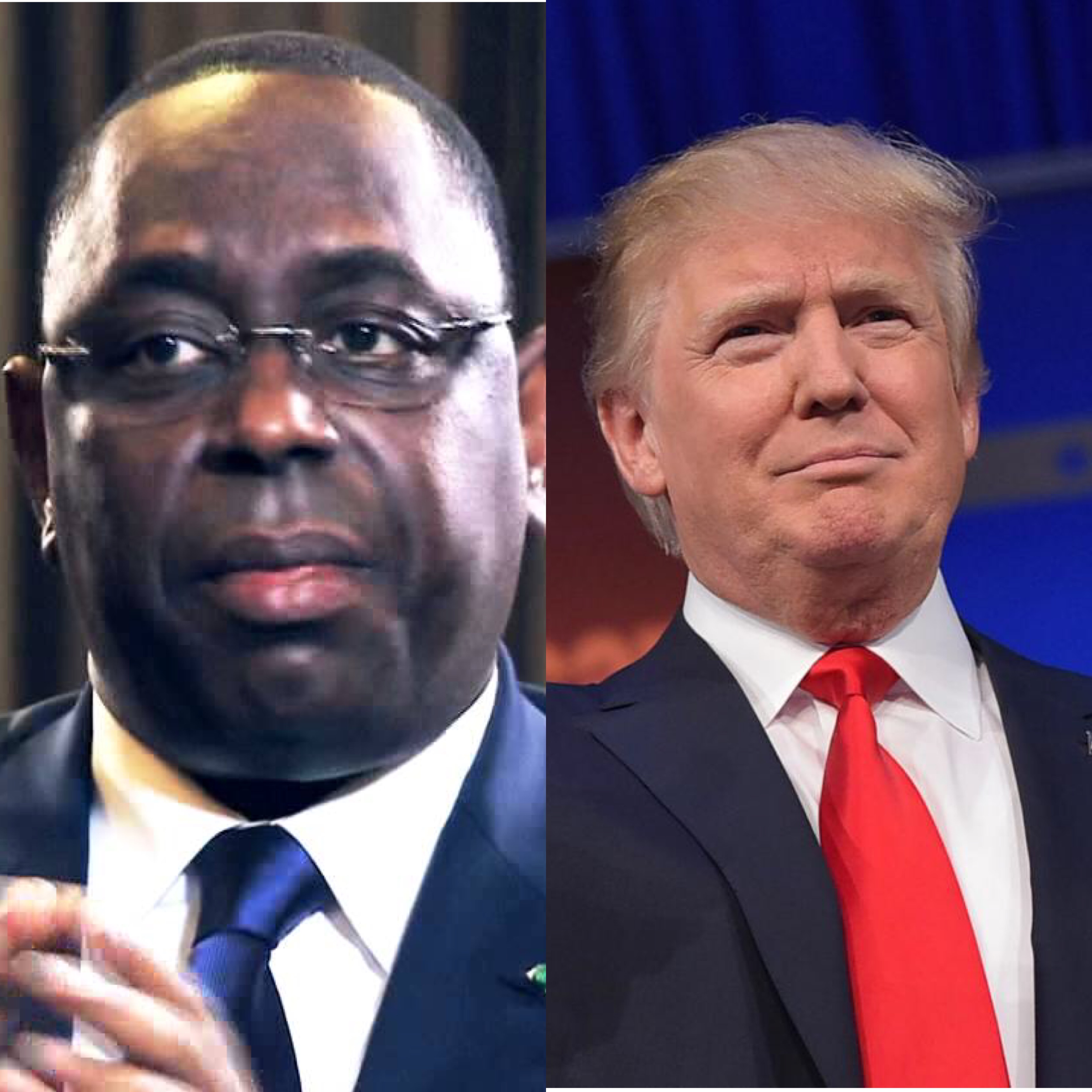 Le président de la République Macky Sall félicite Donald Trump