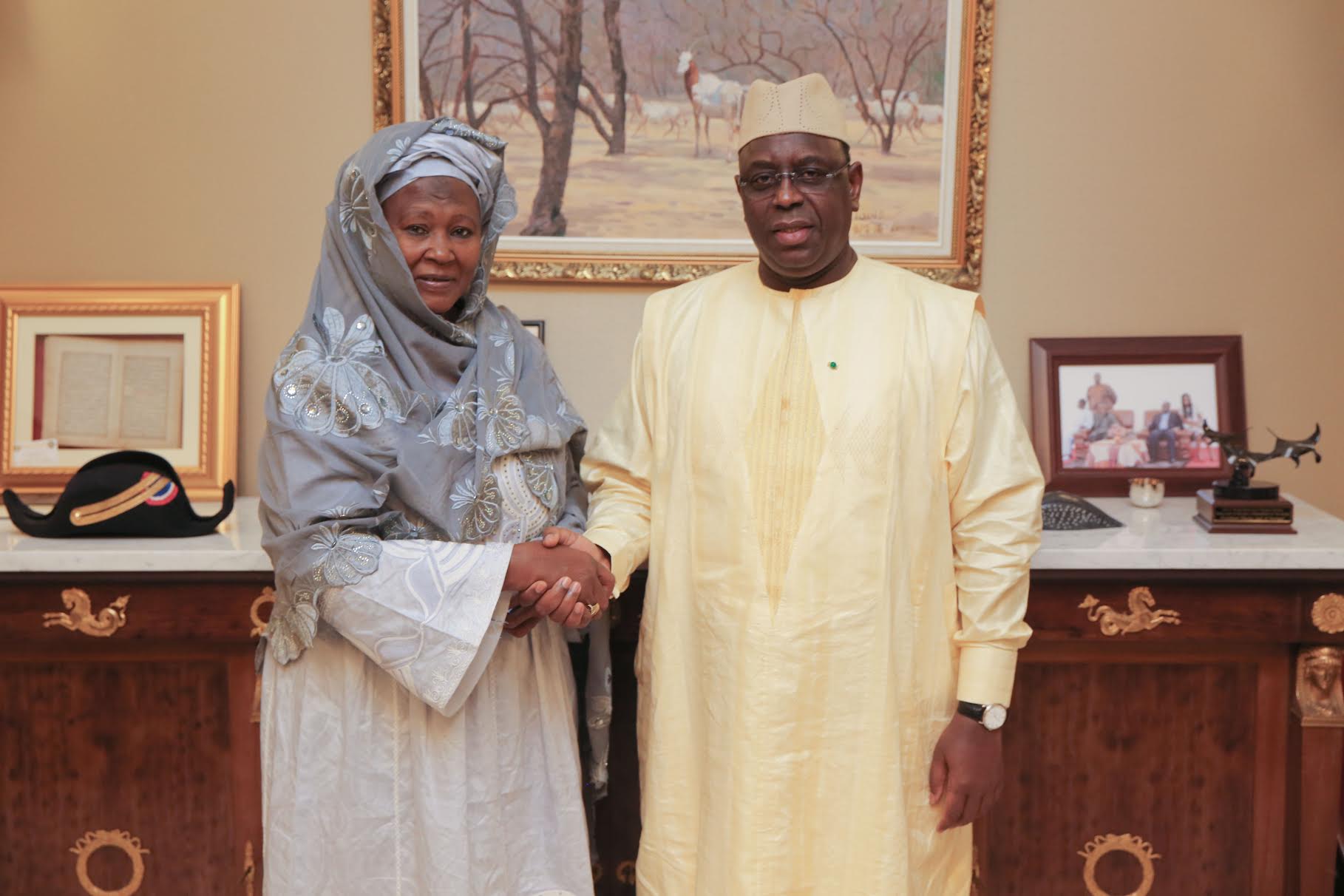 AUDIENCE AU PALAIS : Le président Macky Sall a reçu Mme Fatoumata ...