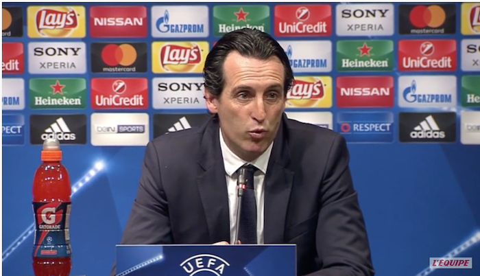 Emery Coach PSG : « En cinq minutes, nous avons tout perdu