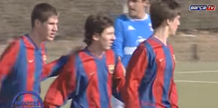 Des images inédites de Messi à 16 ans (vidéo)