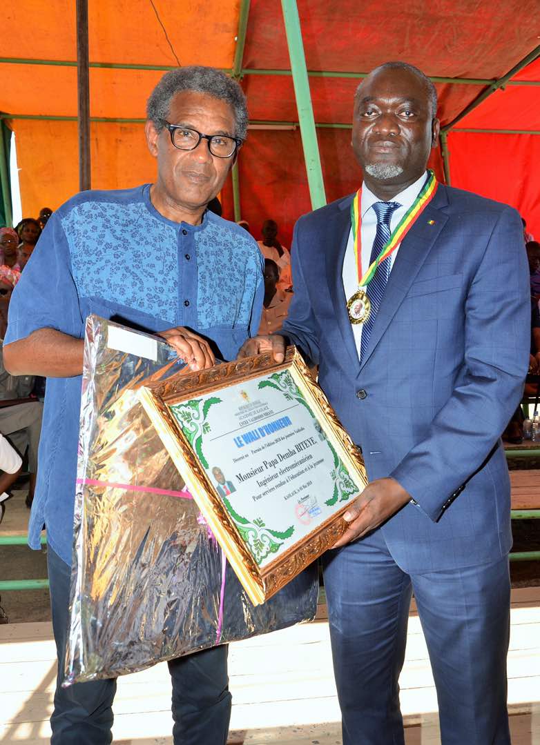 Parrain des journées de l'excellence au lycée Valdiodio Ndiaye - Pape Demba Bitèye succède à ...