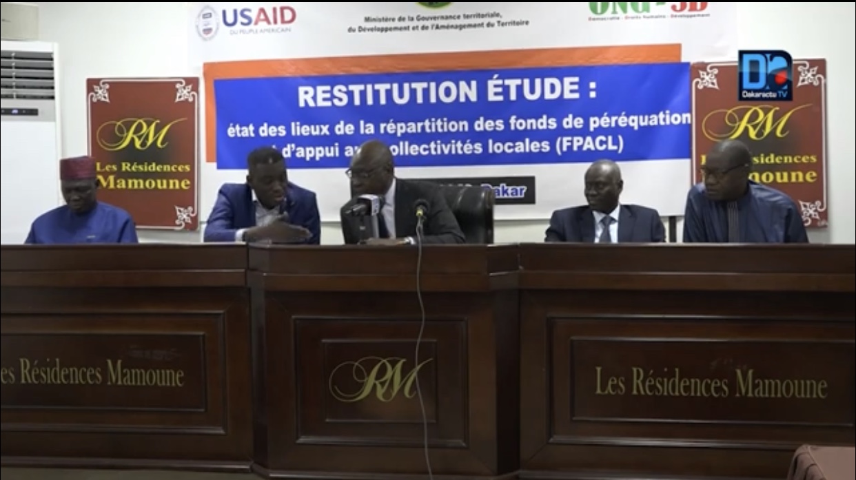 Collectivités territoriales : L'ONG 3D milite pour une répartition ...