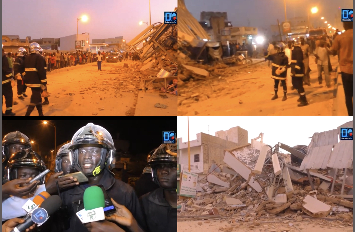 (TOUBA) UN AUTRE IMMEUBLE S’EFFONDRE / Le bâtiment s'écroule sur 80 bouteilles de gaz... L ...