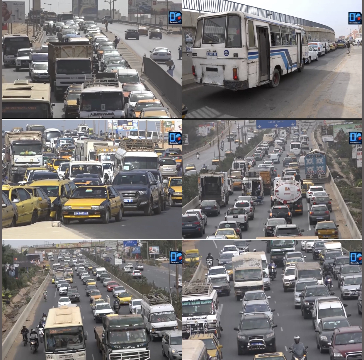 Circulation routière : Dakar de plus en plus embouteillée à l’approche ...