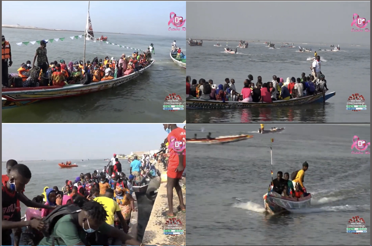 Gamou 2020 / Médina Baye : Les insulaires débarquent au port de Kaolack ...