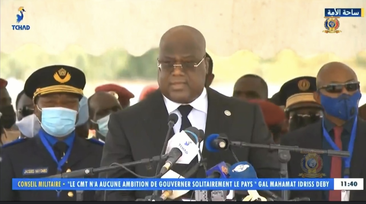 Félix Tshisekedi au peuple Tchadien : « Soyez assuré de l’accompagnement de l’Union africaine ...