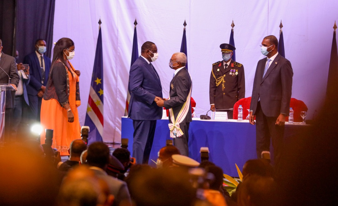 Investiture du président Cap Verdien : le président Sall et son épouse ...