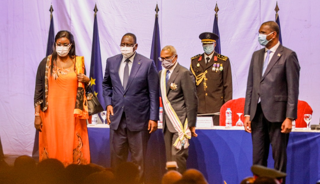 Investiture du président Cap Verdien : le président Sall et son épouse ...