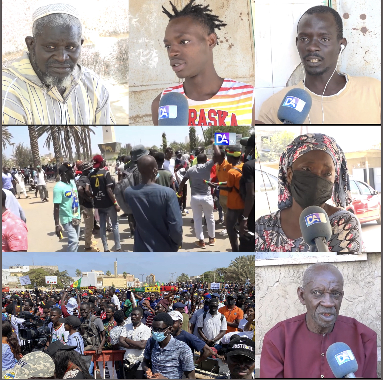 Retour des manifs à la place de la nation : les habitants de Colobane ...
