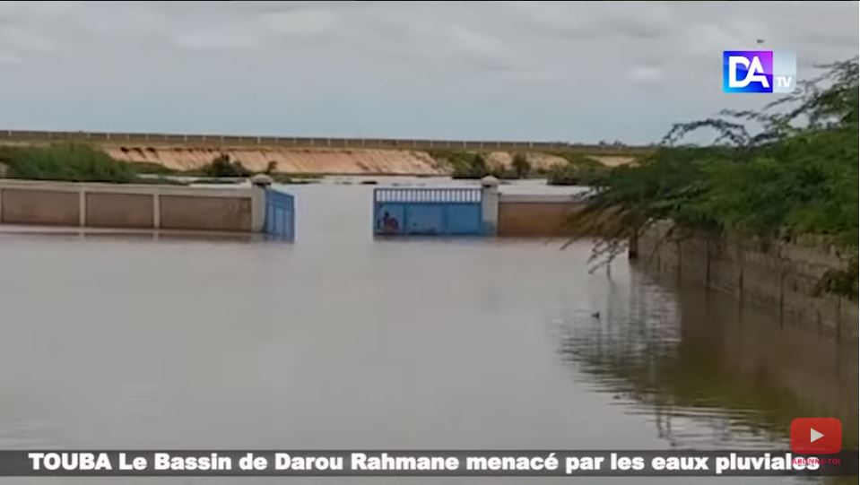 INONDATIONS À TOUBA - Le débordement du bassin de Darou Rahmane fait un ...