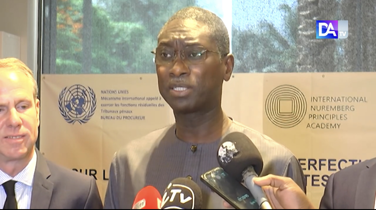 Ministre de la justice, Garde des sceaux : Les premiers mots de Ismaïla ...