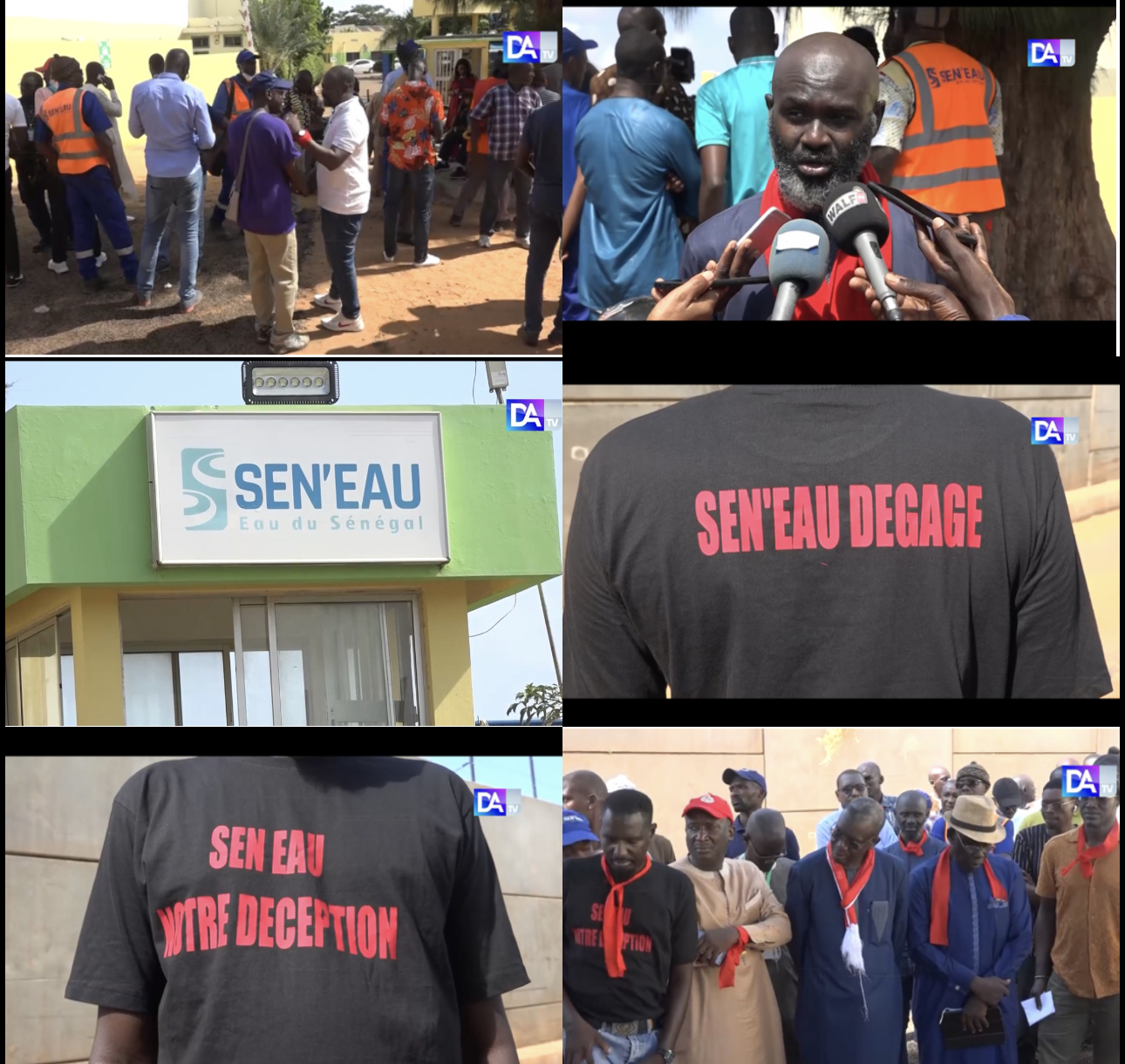 SEN’EAU : les travailleurs menacent de « couper l’eau si la direction ne revient pas à la table ...