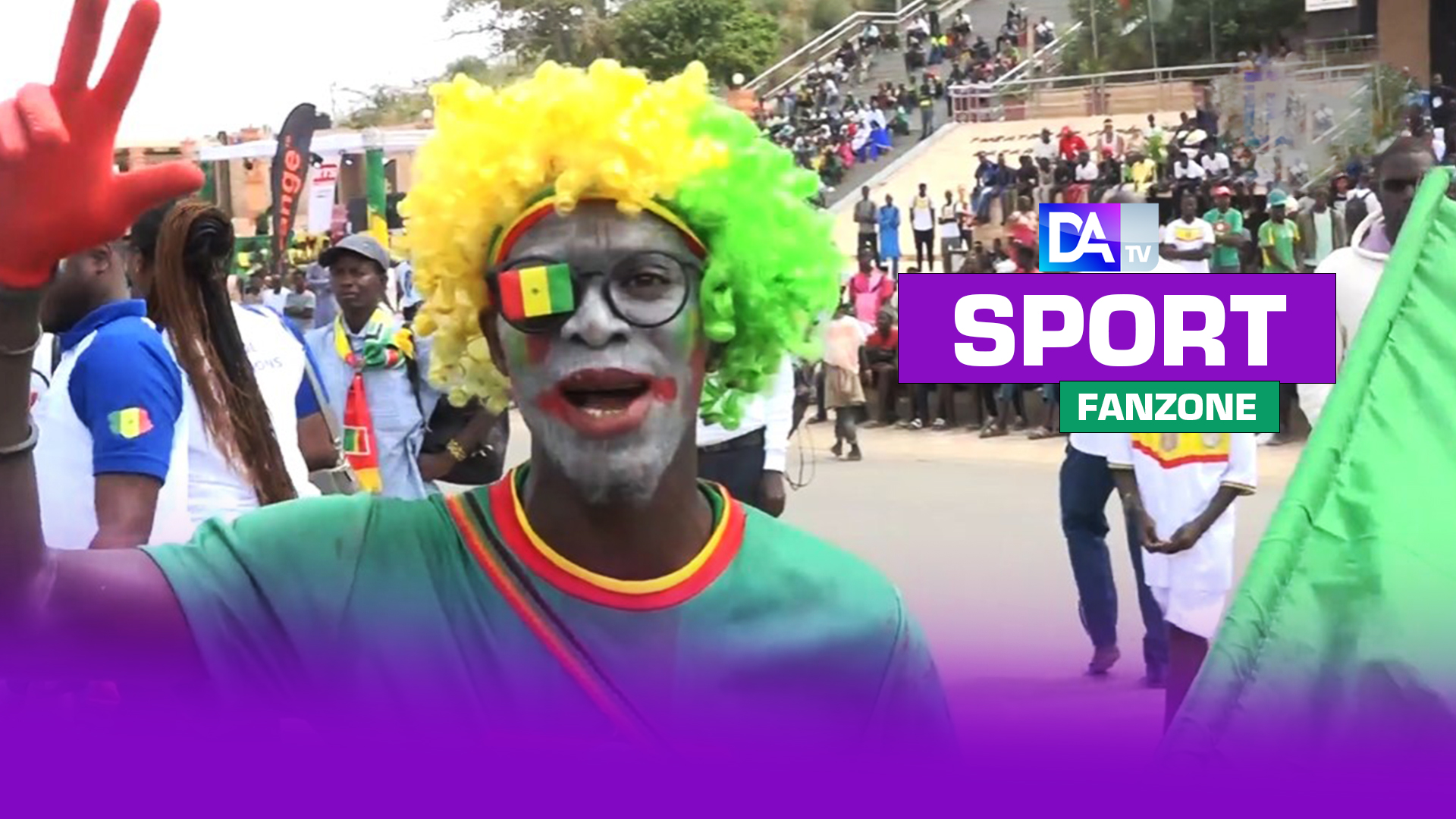 Fan zone au monument de la renaissance : les supporters sénégalais ...
