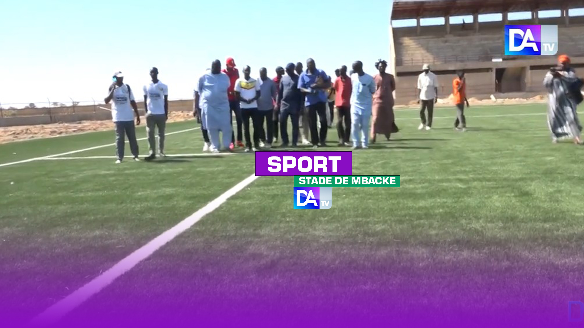 STADE DE MBACKÉ - Le Président de la ligue régionale de football ...