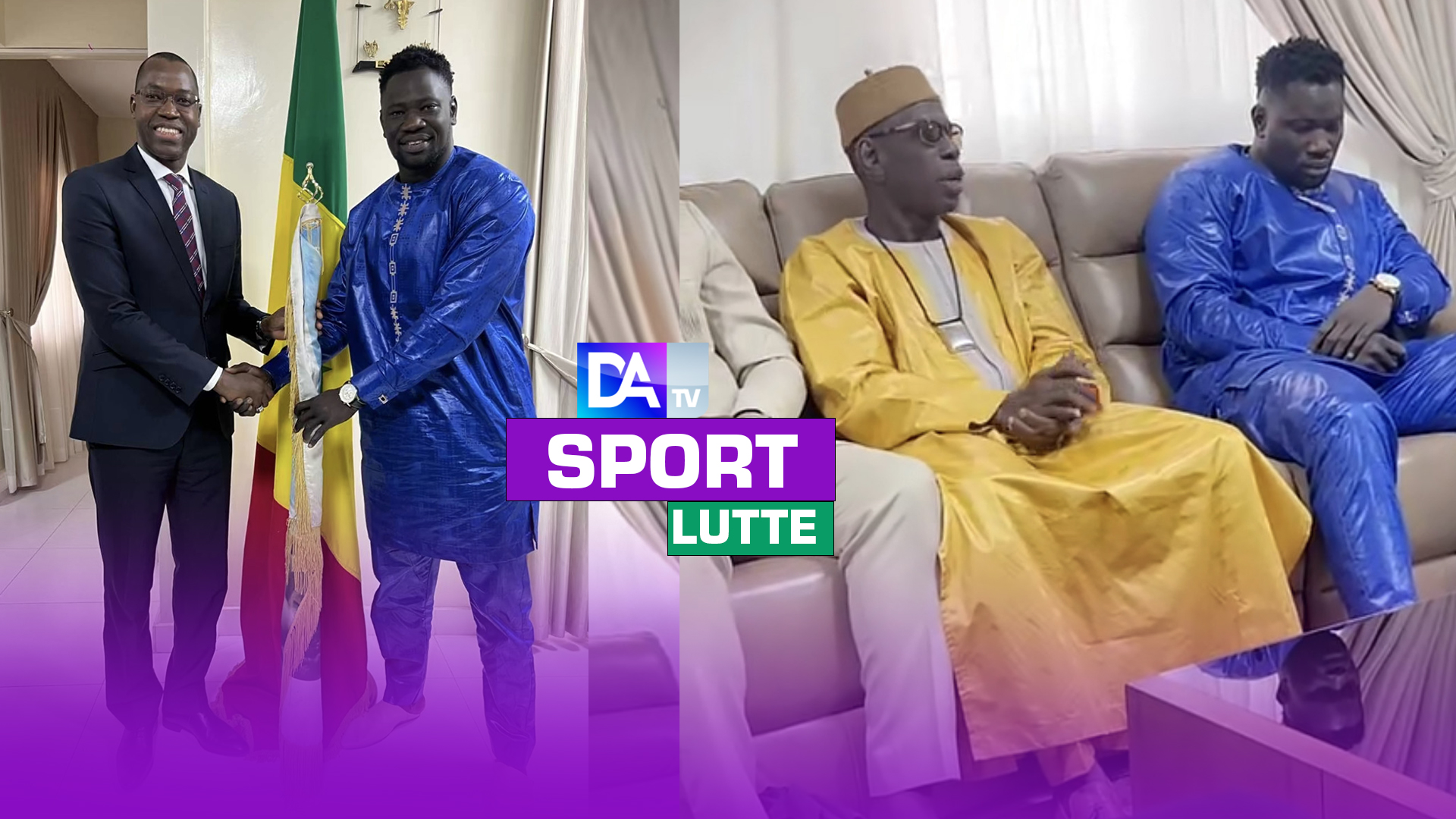Audience : Boy Niang 2 et son père De Gaulle, ont été reçus par le ...