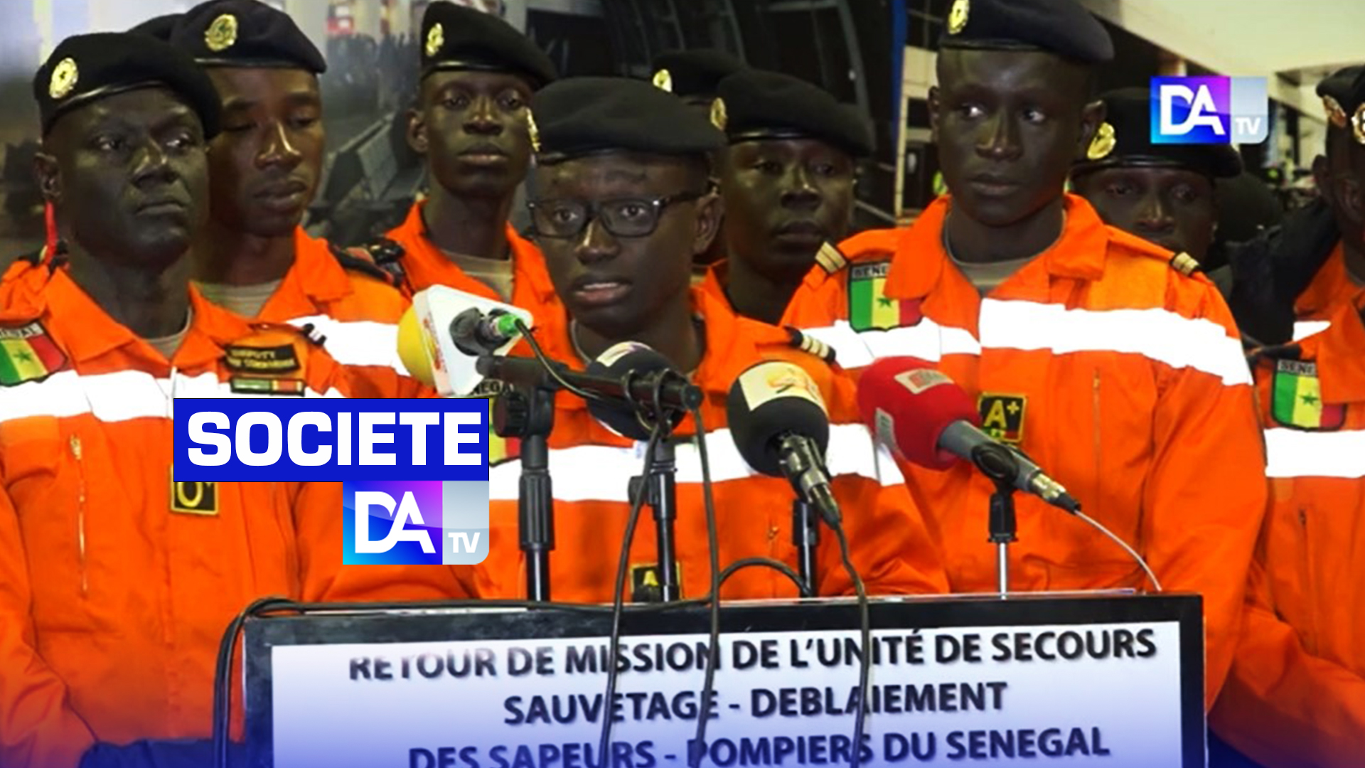 Capitaine Djibril Sall, commandant détachement Sénégalais envoyé en ...