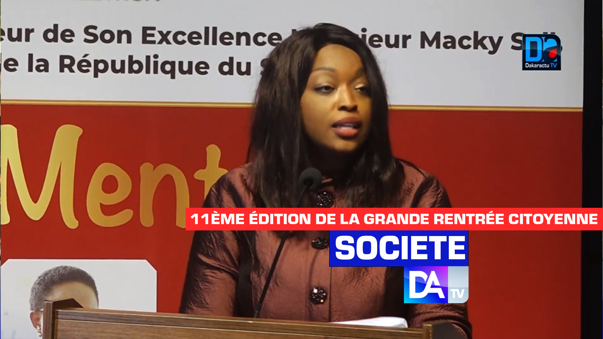 11ème édition de la grande rentrée citoyenne ; Amy Sarr Fall aux jeunes ...