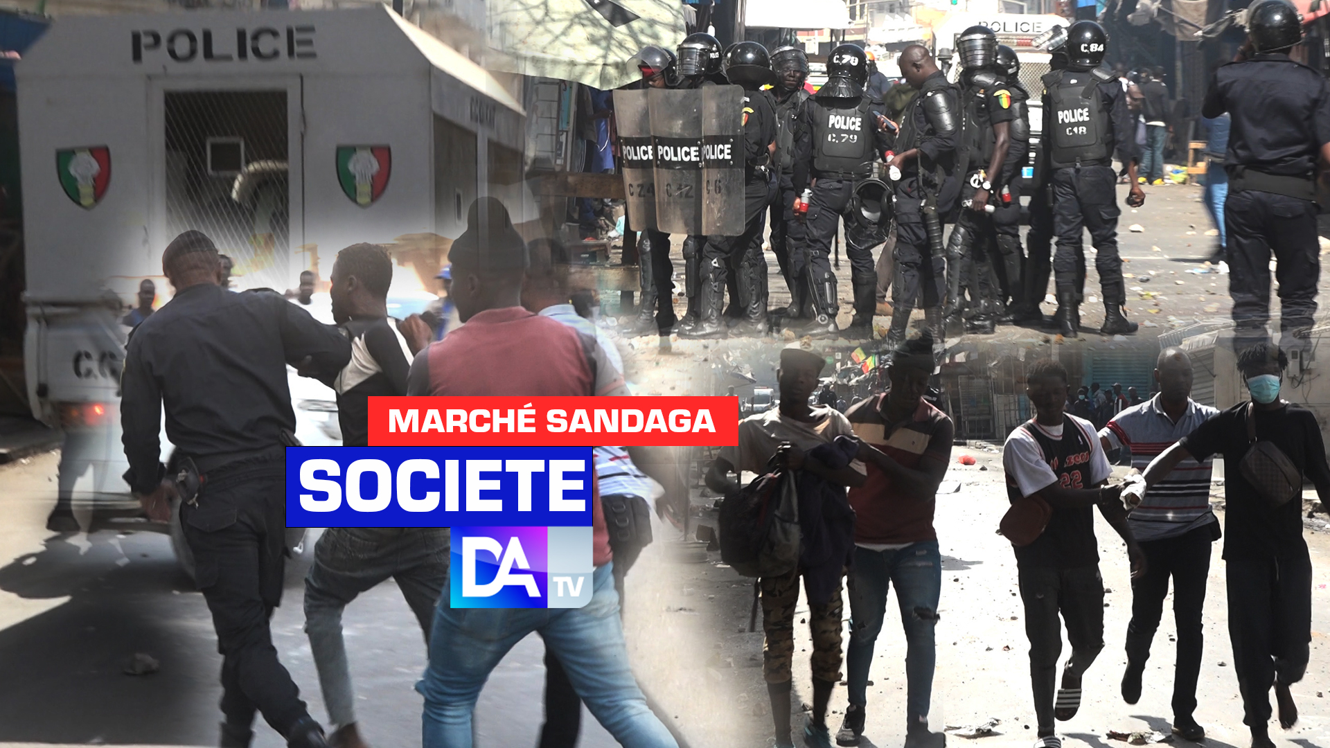 Marché Sandaga : affrontements entre commerçants et forces de l’ordre