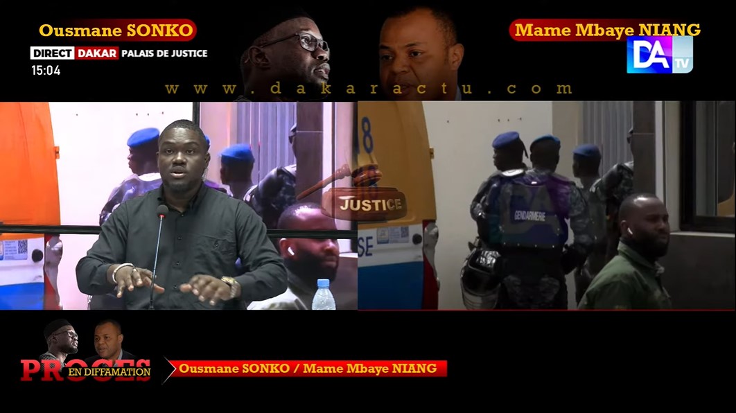 Affaire Sonko-Mame Mbaye Niang : Le Procès en diffamation renvoyé en audience spéciale au 30 ...