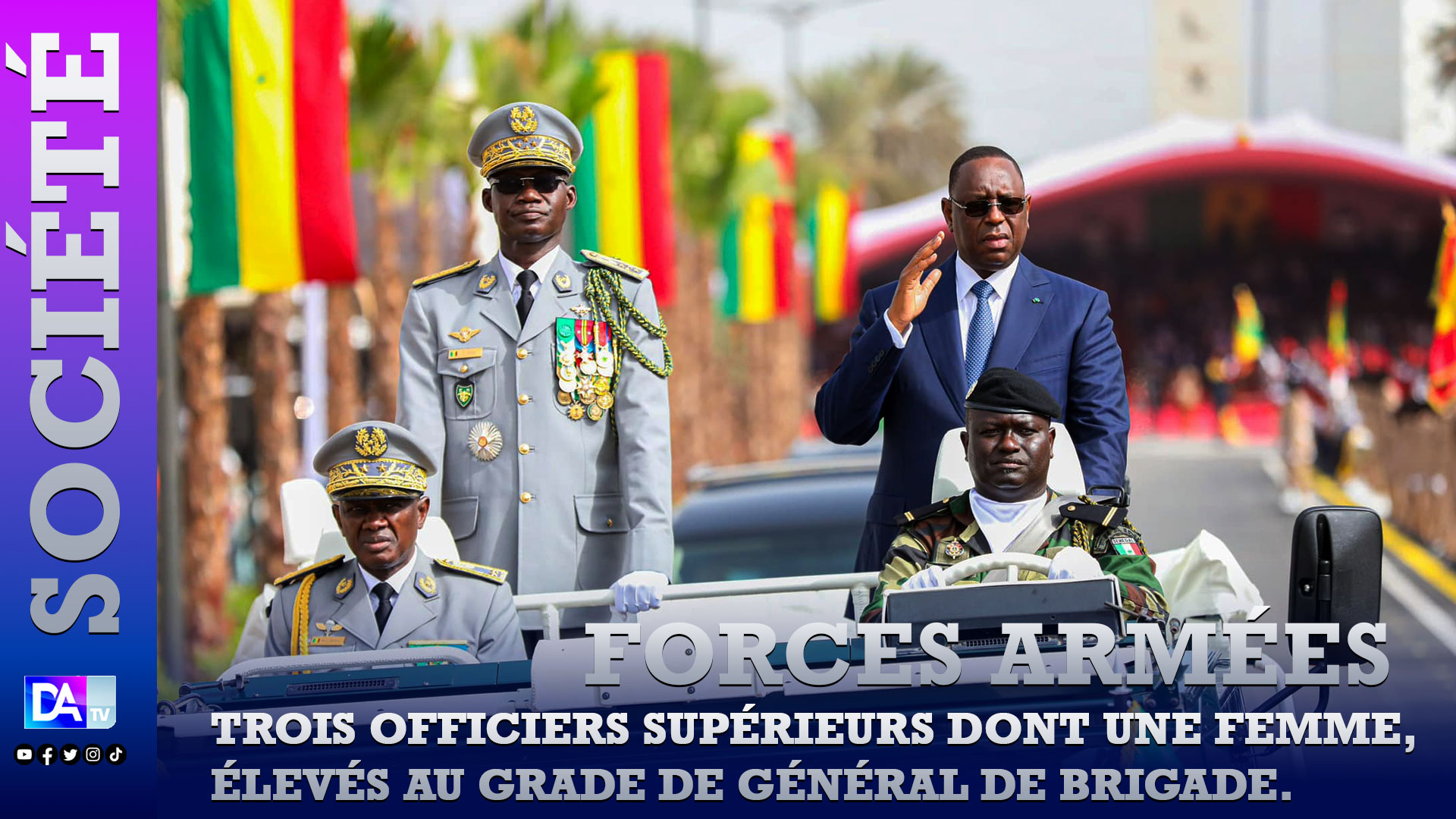 Forces armées : Trois officiers supérieurs dont une femme, élevés au ...