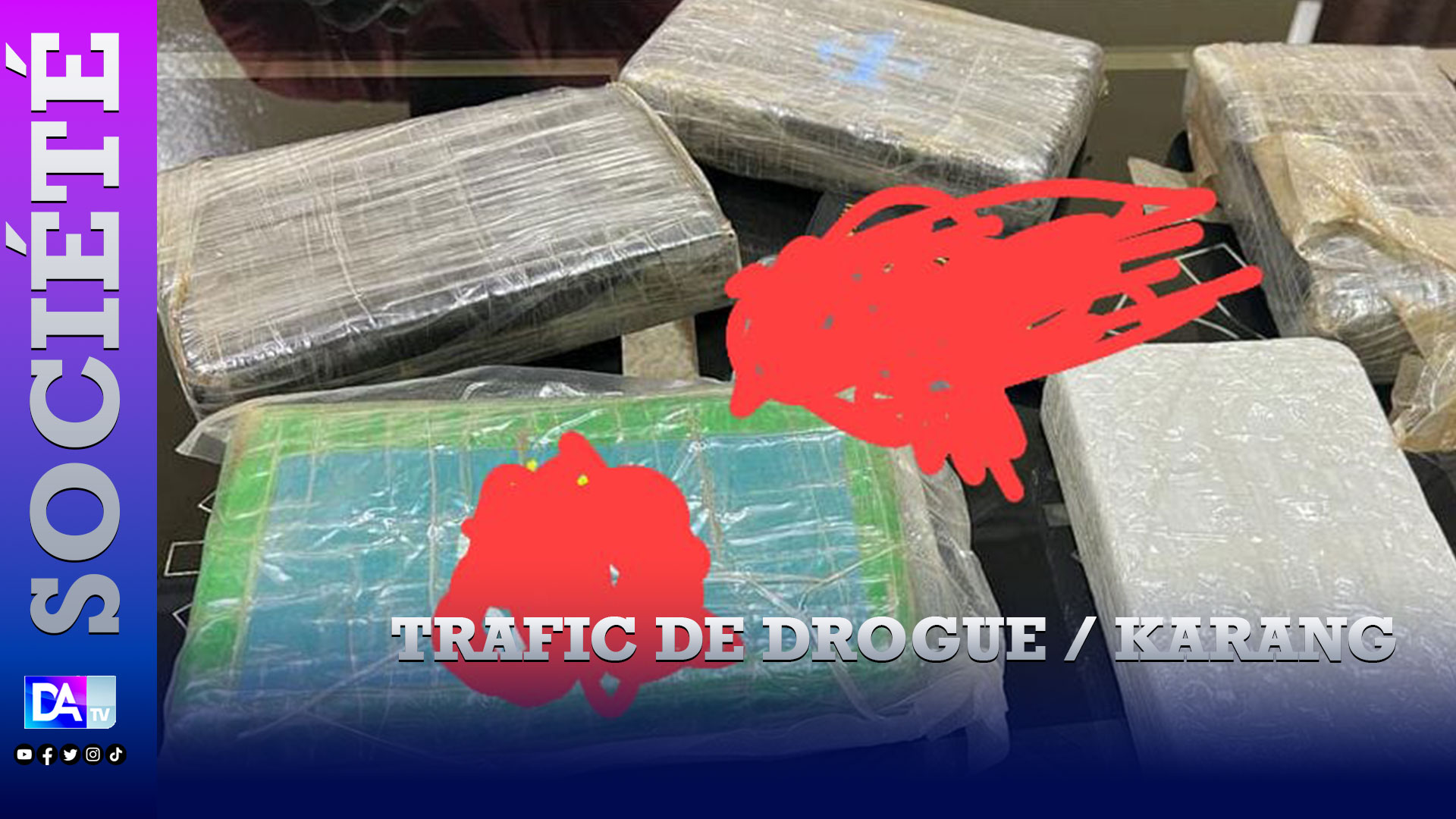 Trafic de drogue / Karang : une importante quantité de cocaine pure ...