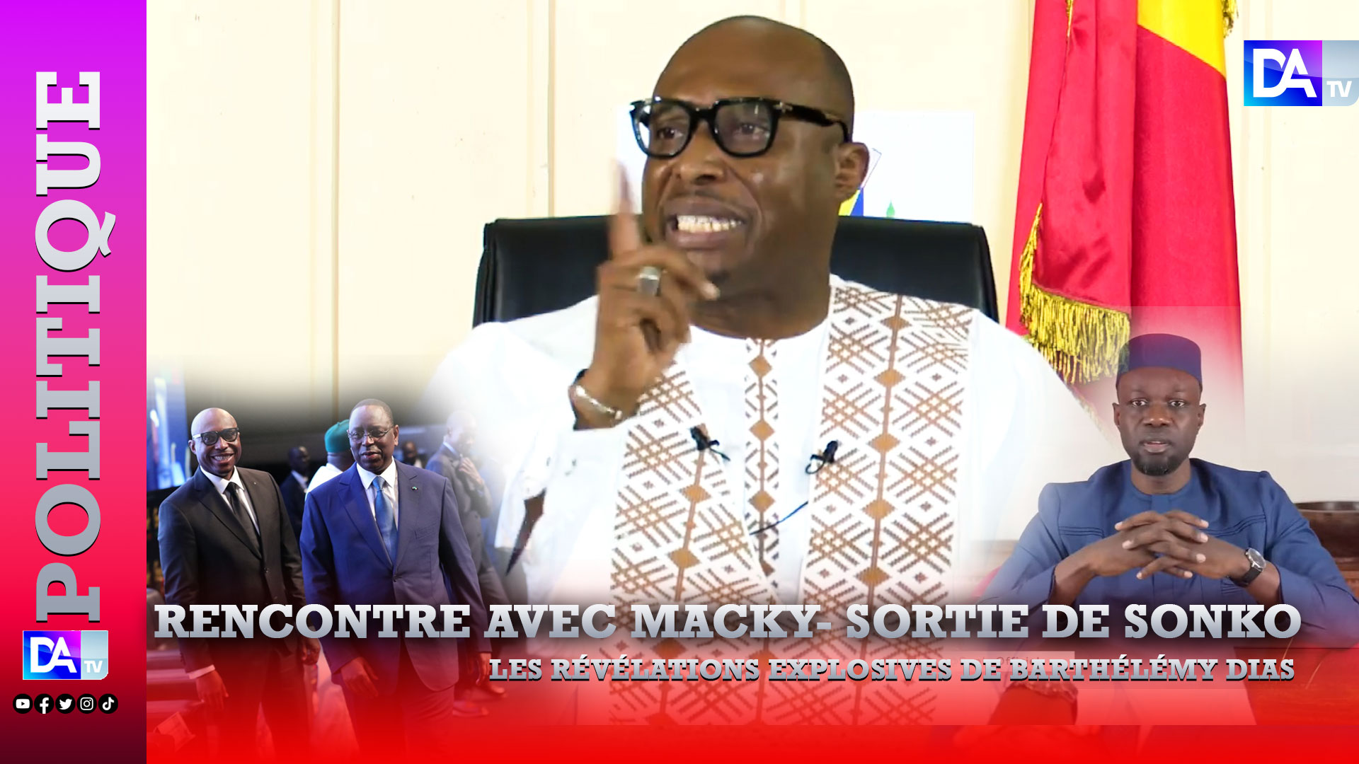 Sortie de Sonko, rencontre avec Macky, Dialogue / Barthélémy Dias ...