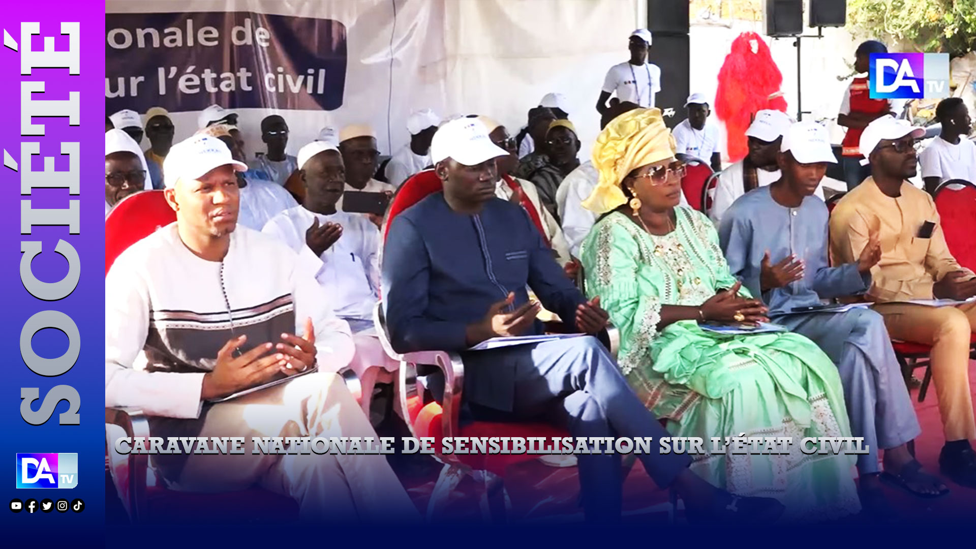 Caravane Nationale de sensibilisation sur l’état civil : “La commune de Sangalkam s'est engagée ...