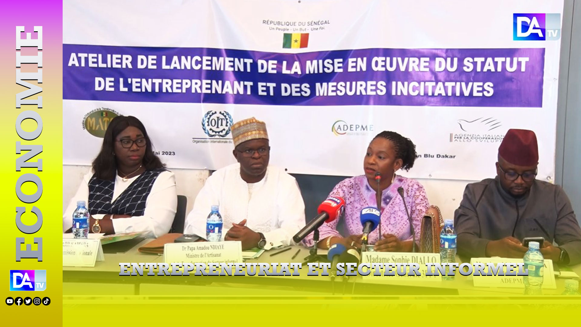 Entrepreneuriat et secteur informel : Lancement de la mise en œuvre du ...