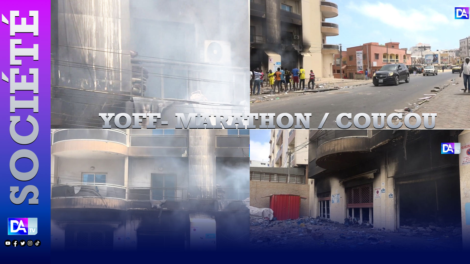 Yoff- Marathon : L'attaque contre Auchan avortée, les manifestants ...