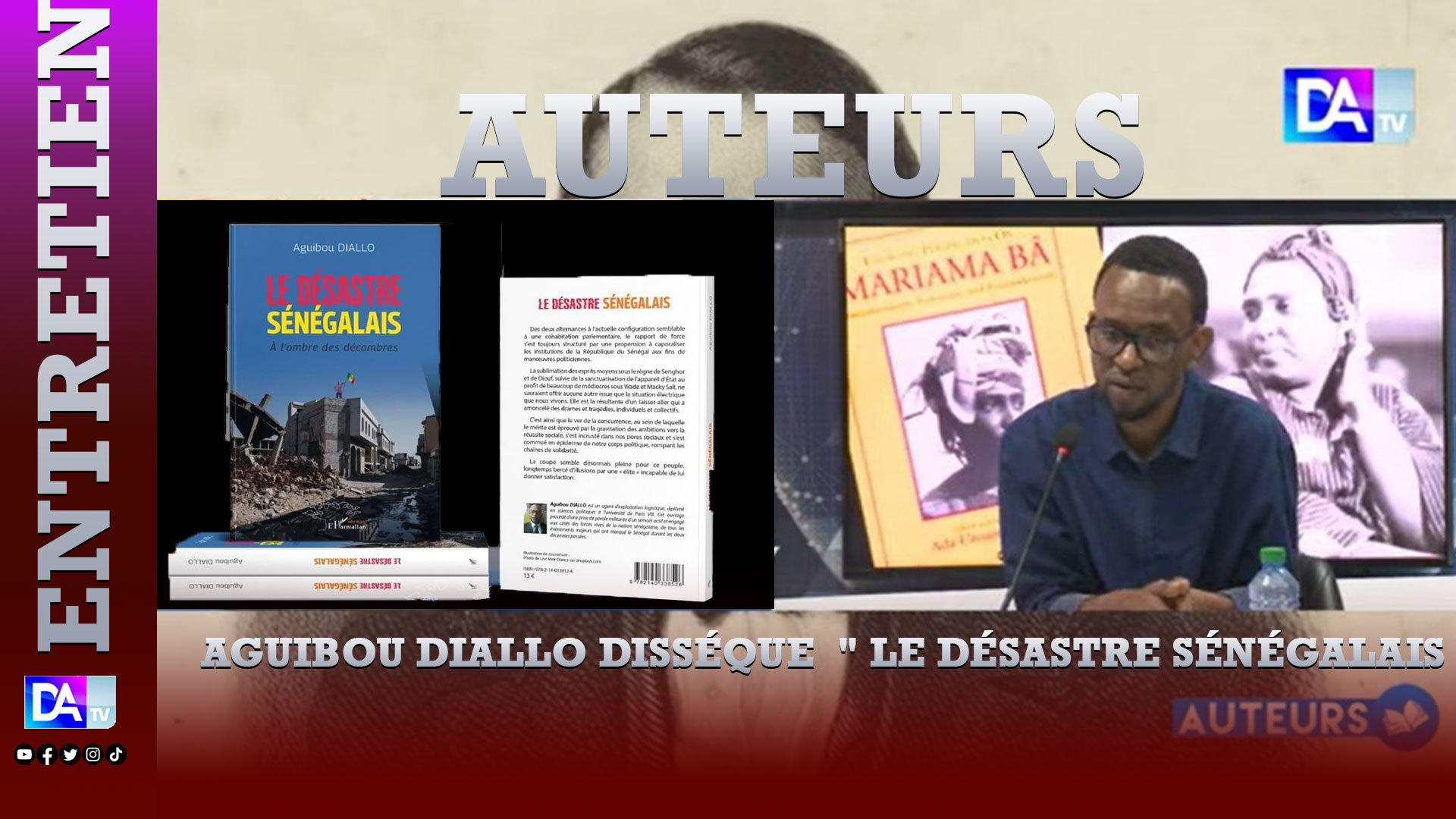Aguibou Diallo disséque " LE DÉSASTRE SÉNÉGALAIS dans Auteurs