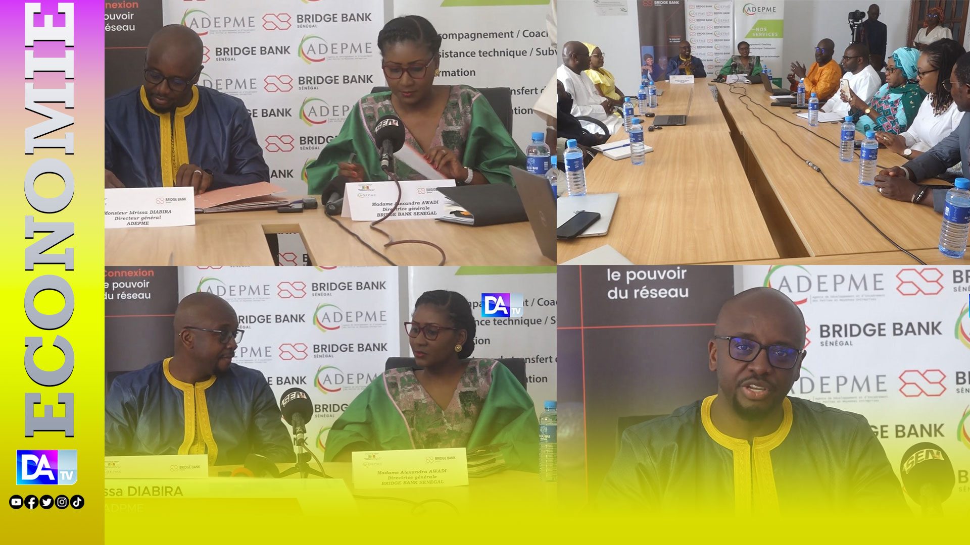 Signature de convention : l’ADEPME et Bridge Bank Sénégal ont noué une ...