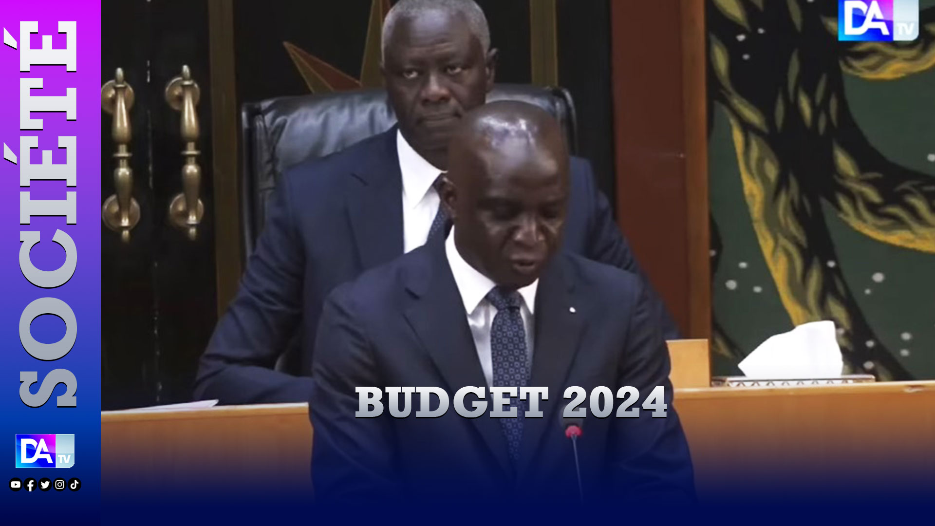 Budget 2024: Le ministre des finances annonce un montant de 7000 ...