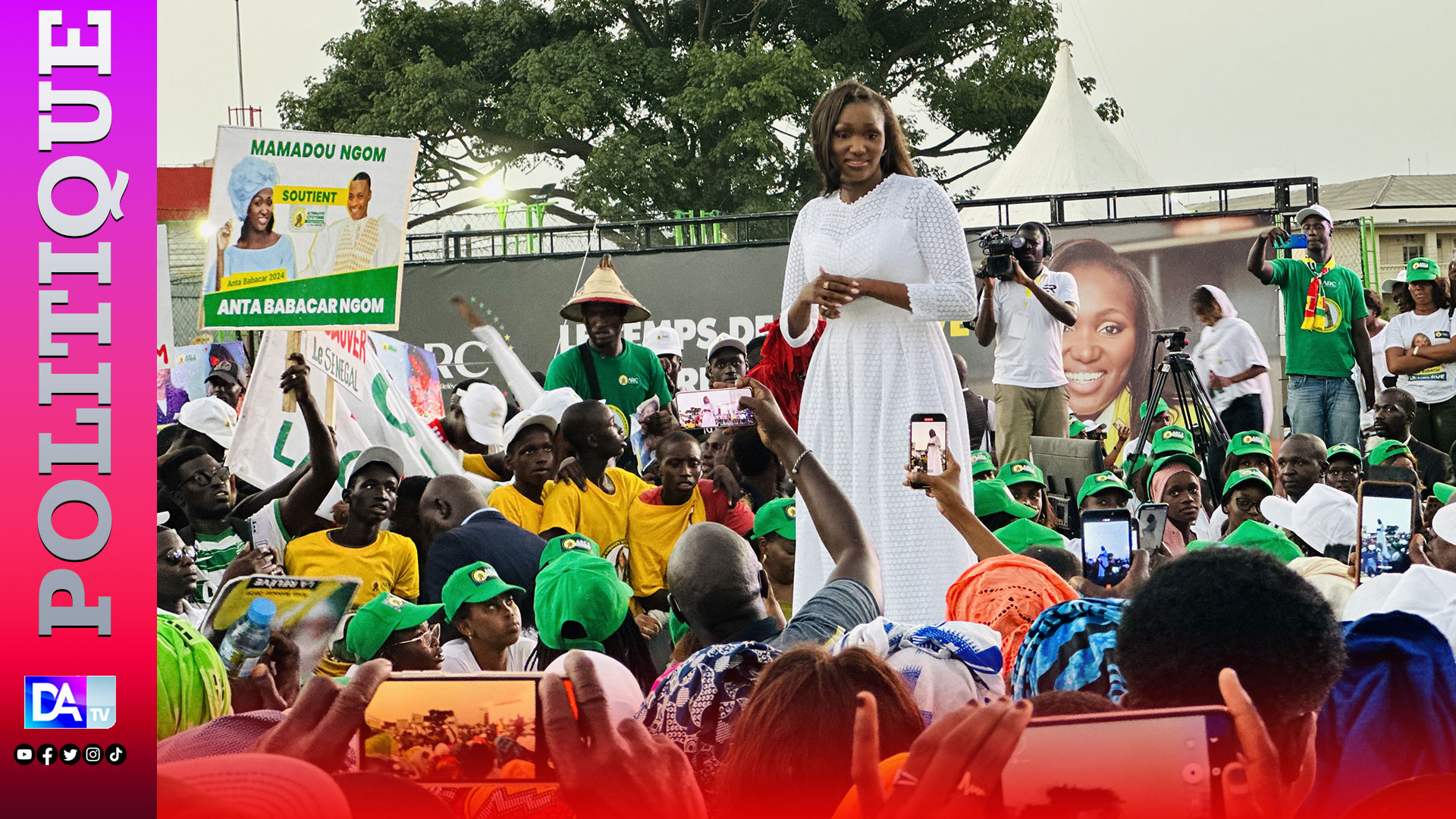 Anta Babacar Ngom, candidate déclarée à la présidentielle de 2024: « Je ...