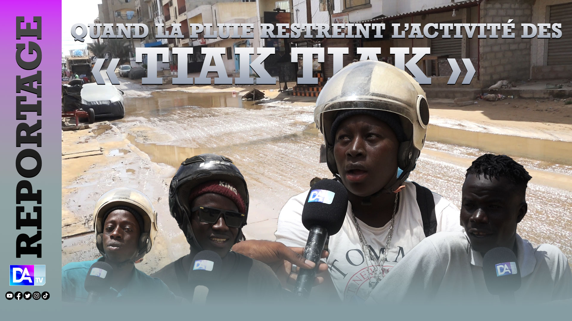 Temps pluvieux à Dakar : quand la pluie restreint l’activité des « Tiak ...