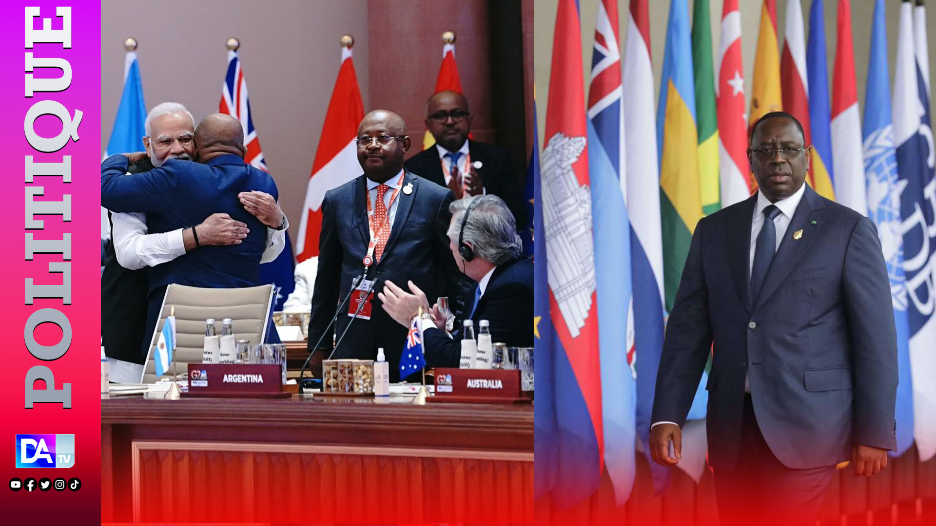 Admission de l'UA comme membre du G20: Le Président Macky Sall se félicite de cette initiative