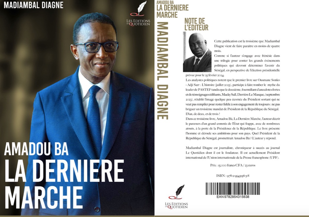 Présentation du livre : "La dernière Marche", une œuvre de Madiambal ...
