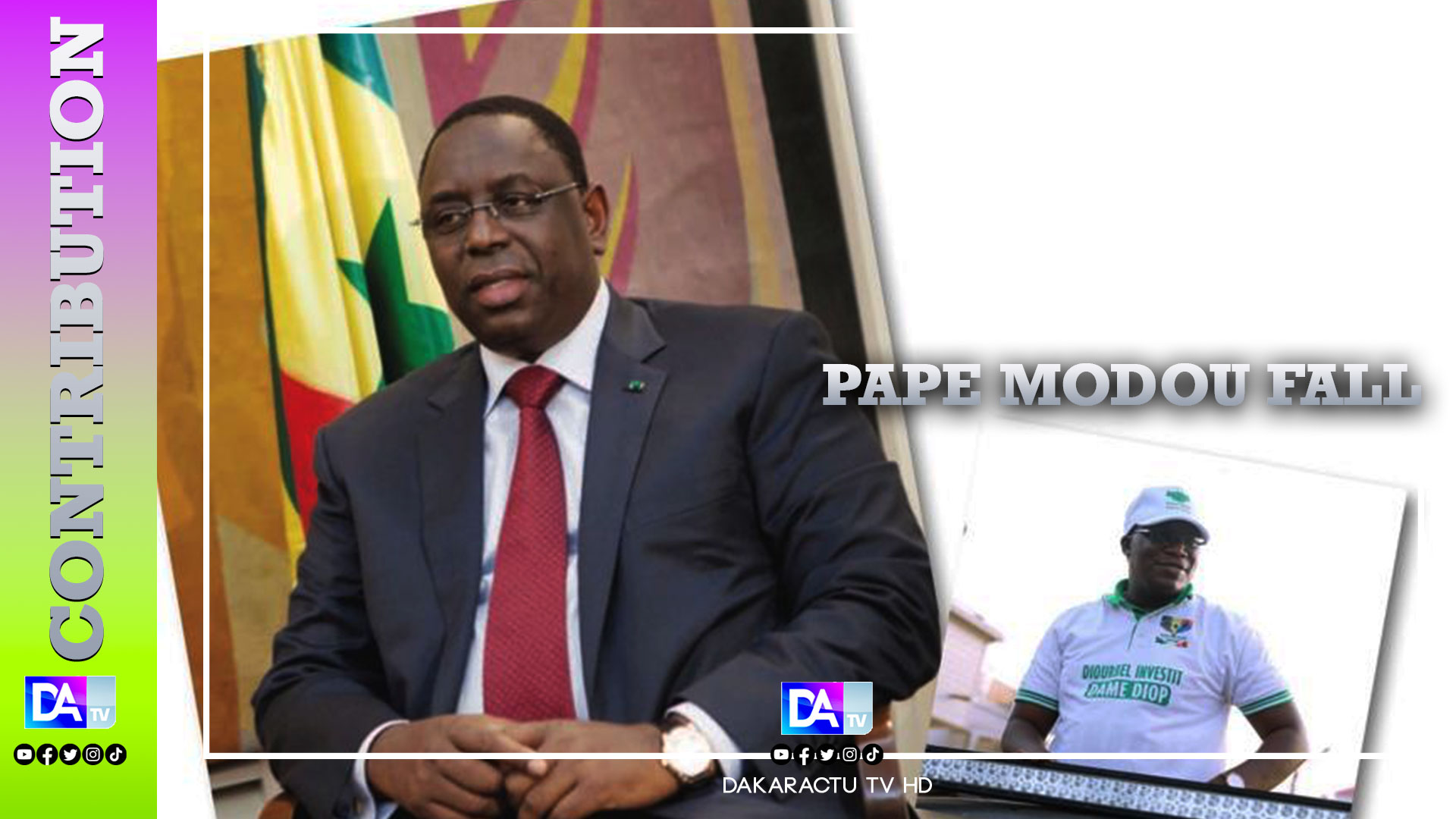 HOMMAGE AU PRÉSIDENT MACKY SALL ( Par Pape Modou Fall, Directeur de l ...
