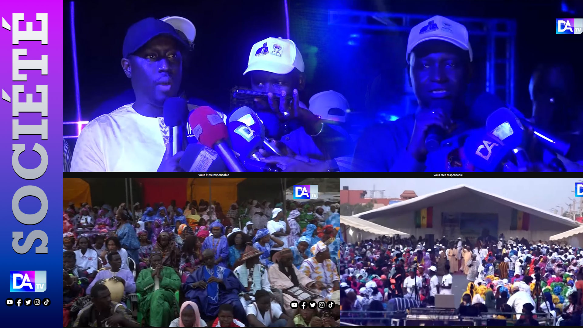 Cérémonie officielle des 72 heures du Sine-Saloum / Le ministre de la ...