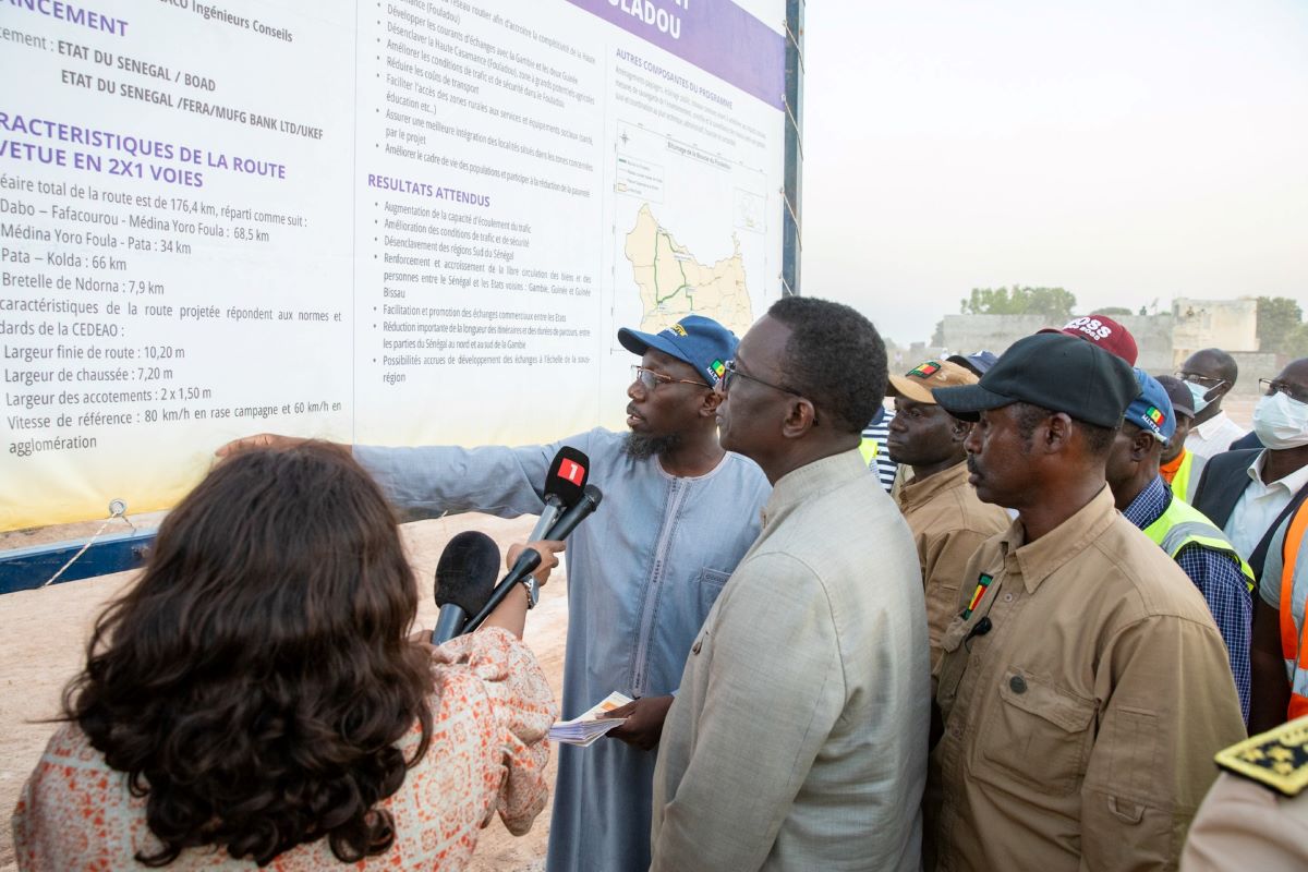 Tournée Économique en Casamance : Le Pm Amadou Ba visite le chantier de ...