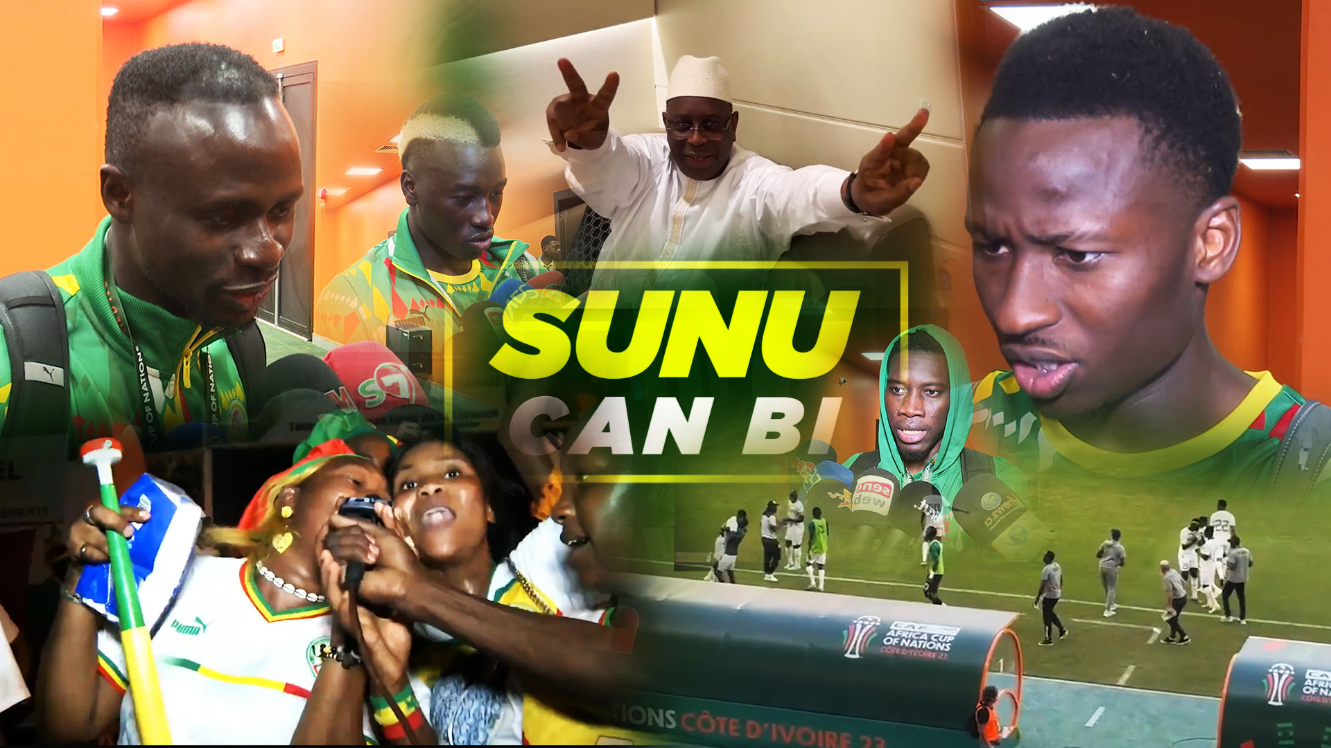 « SUNU CAN Bi » : Immersion en zone mixte, scènes de joie à Yamoussoukro, retour sur la folle ...