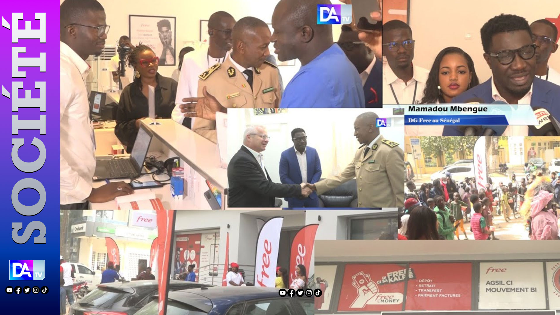 Inauguration Agence Free de Thiès : "Notre ambition, c'est de propulser ...