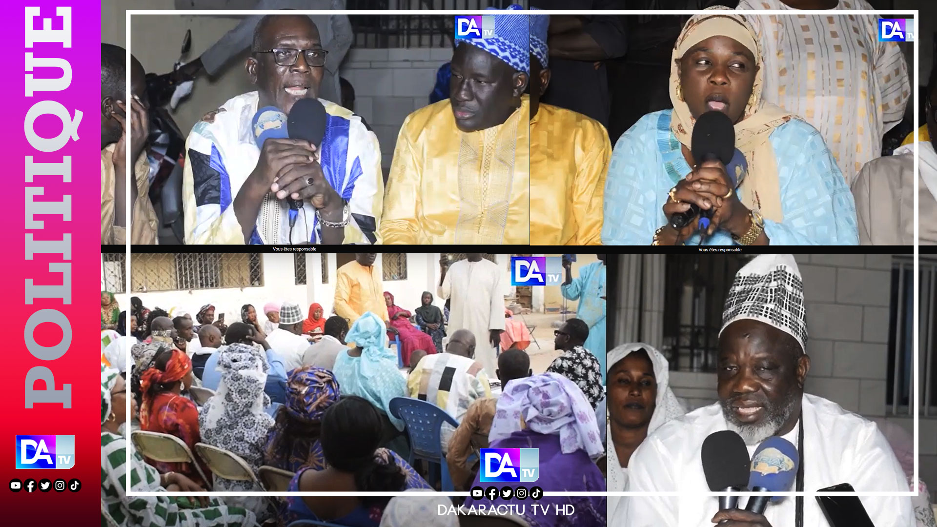 TOUBA - Sokhna Mame Say Mbacké et Angloma tiennent le même discours ...