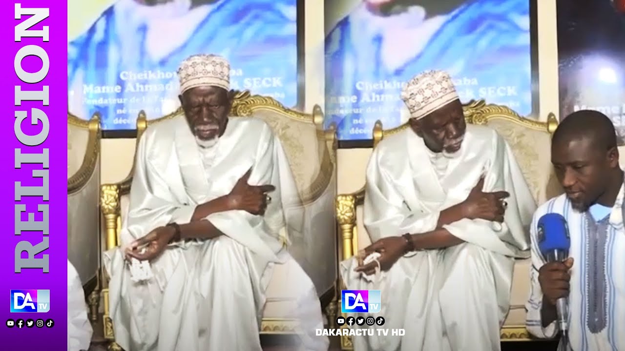 [Exclusif ] THIÉNABA - Le Khalife, recevant Serigne Modou Bousso Dieng : « Donner le pouvoir à l ...
