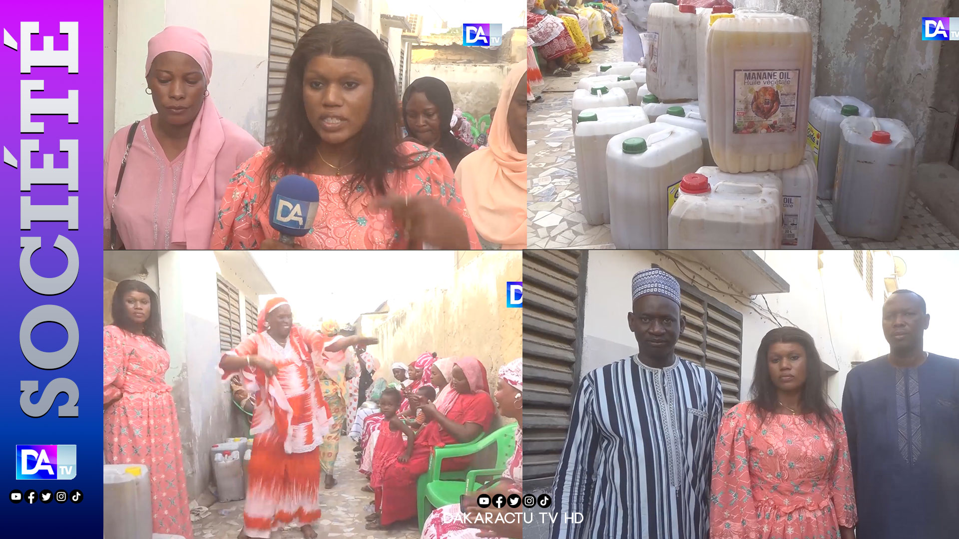 Kaolack : Les femmes du groupement "Dolel sa djeukeur" distribuent des ...