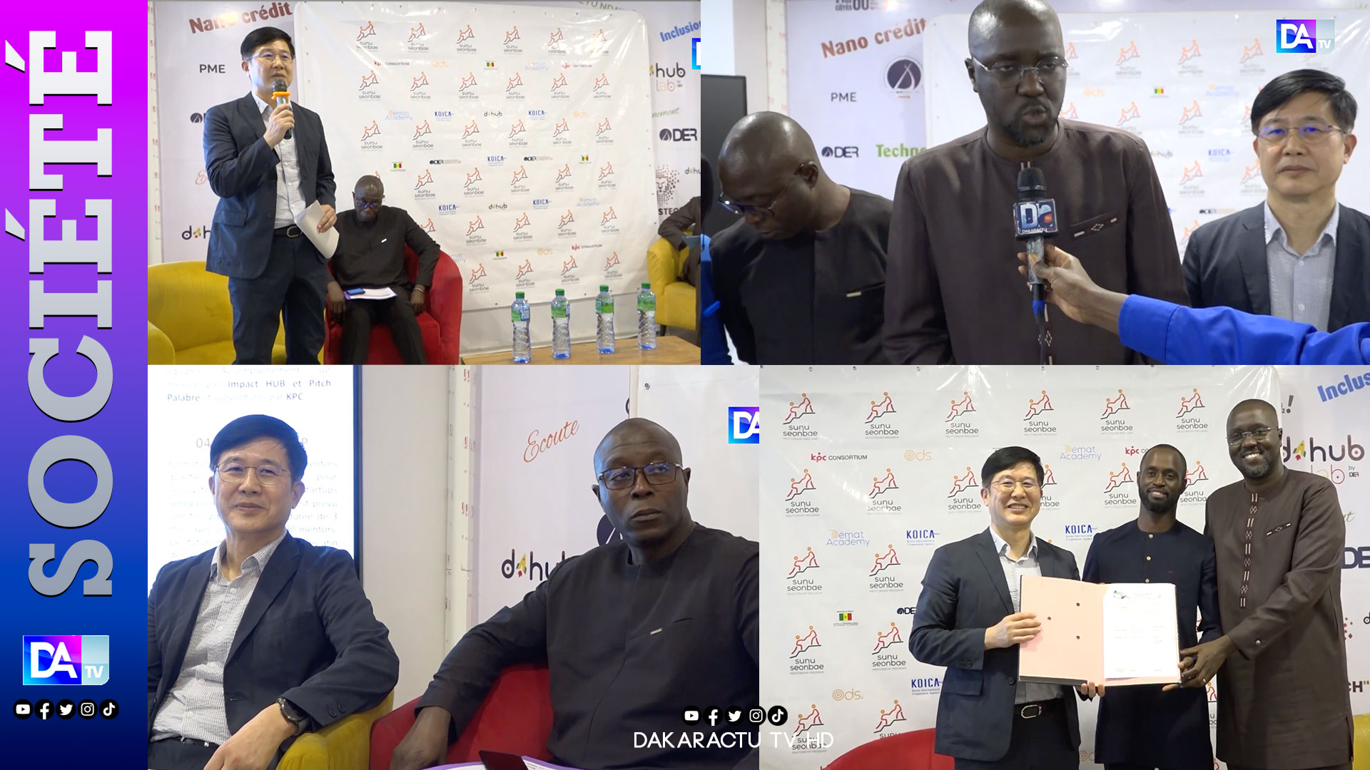 Lancement programme Sunu Seonbae : La DER, ODS et Koica comptent ...