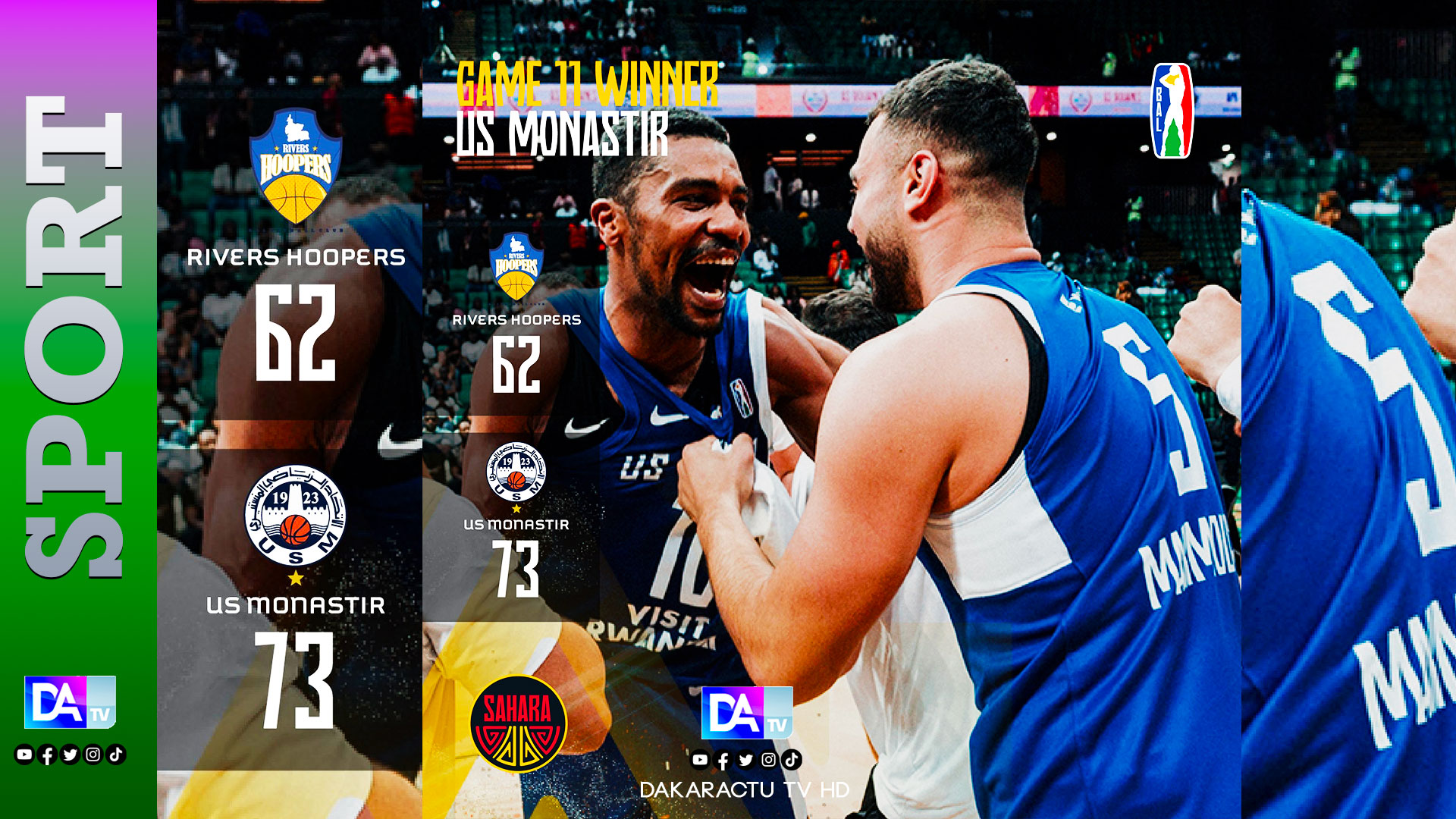 BAL 2024 (Conférence Sahara) : L'US Monastir réalise une remontada et ...